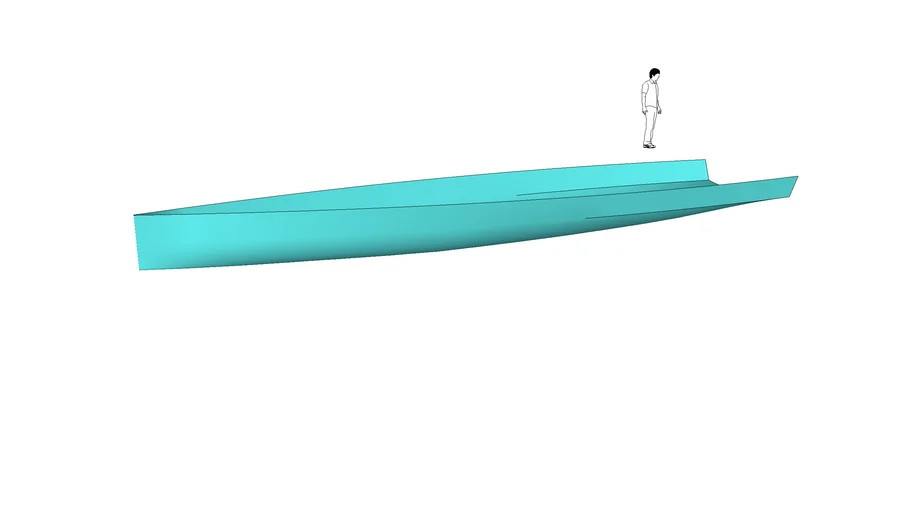 11 metre sailing boat hull | 3D Warehouse