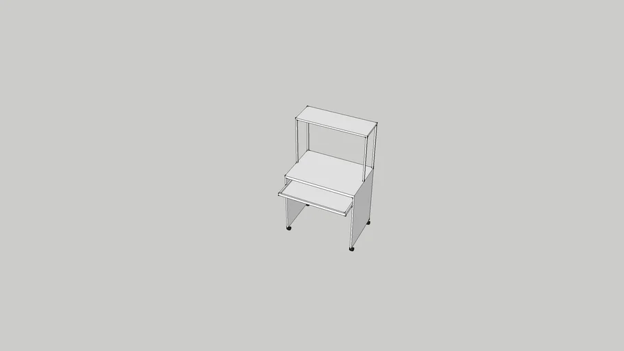 computer table | 3D Warehouse