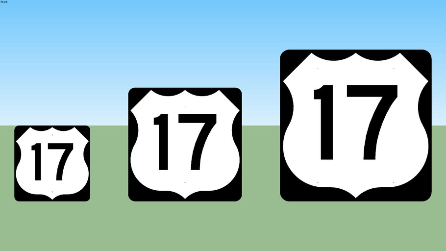 U.S. 17 Sign | 3D Warehouse