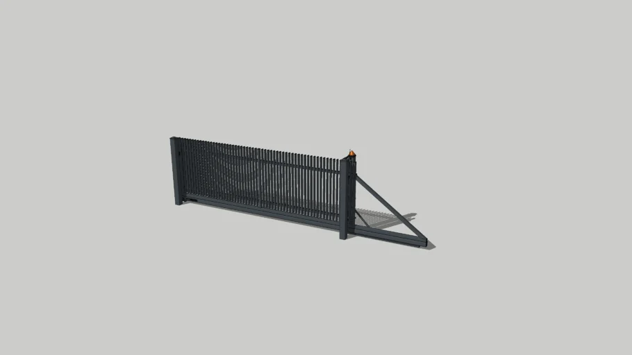 AW.10.78 residential sliding gate | 3D Warehouse