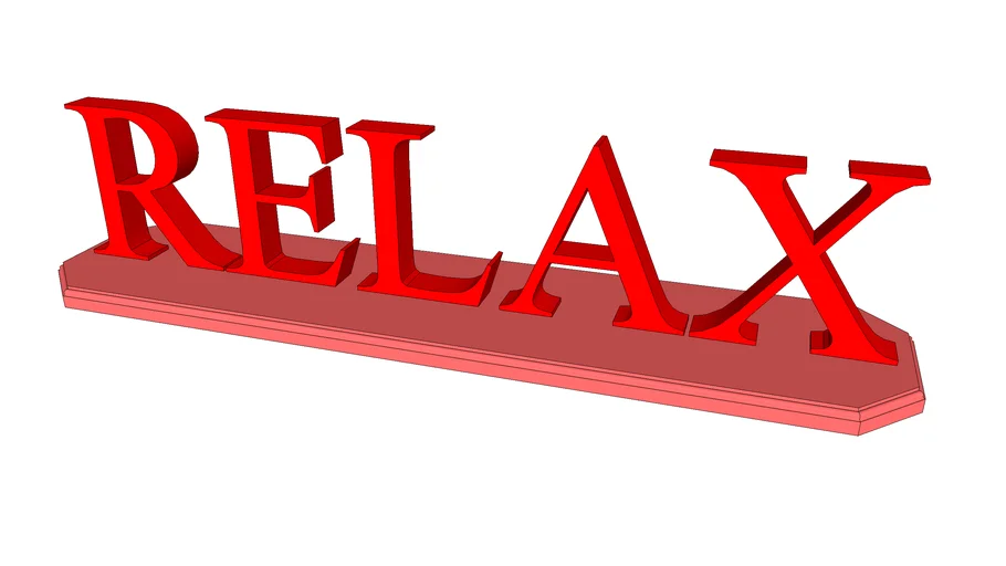 RELAX | 3D Warehouse