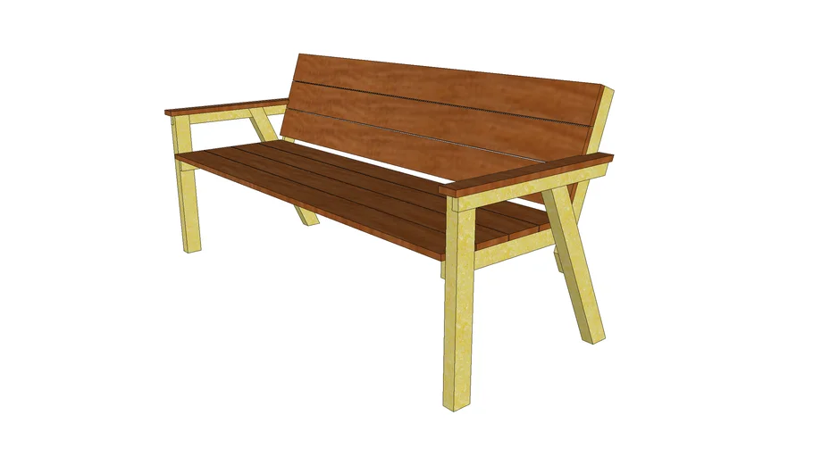 Garden bench | 3D Warehouse