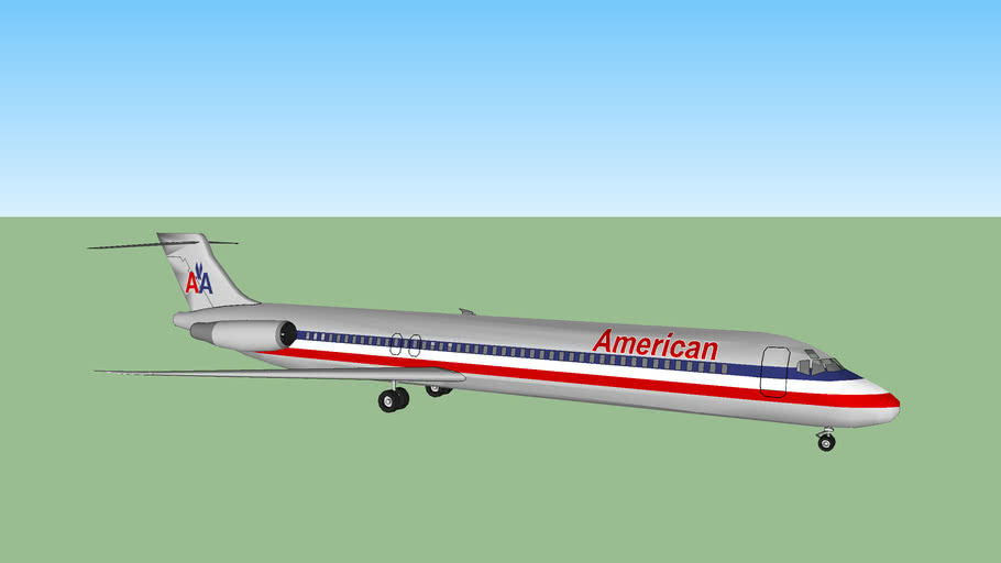 American MD-80 | 3D Warehouse