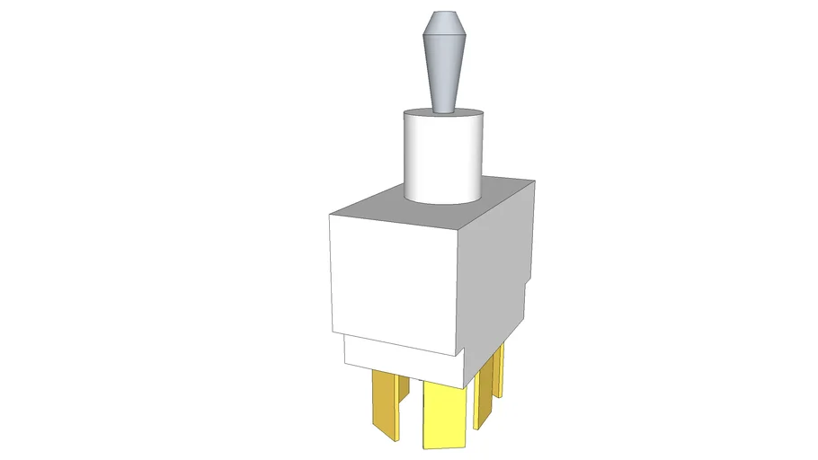 DPDT momentary toggle switch | 3D Warehouse