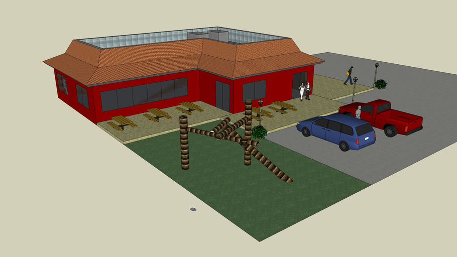 Fast Food Restaurant | 3D Warehouse