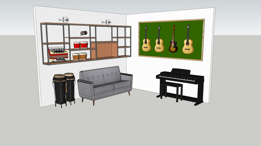 Mueble Musica 2 | 3D Warehouse