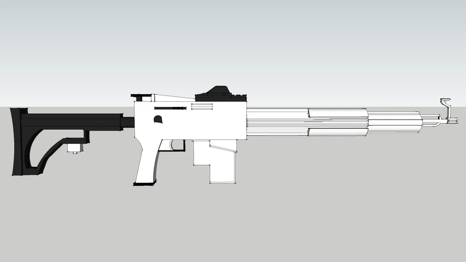 XR-461 Prototype Assault Rifle | 3D Warehouse