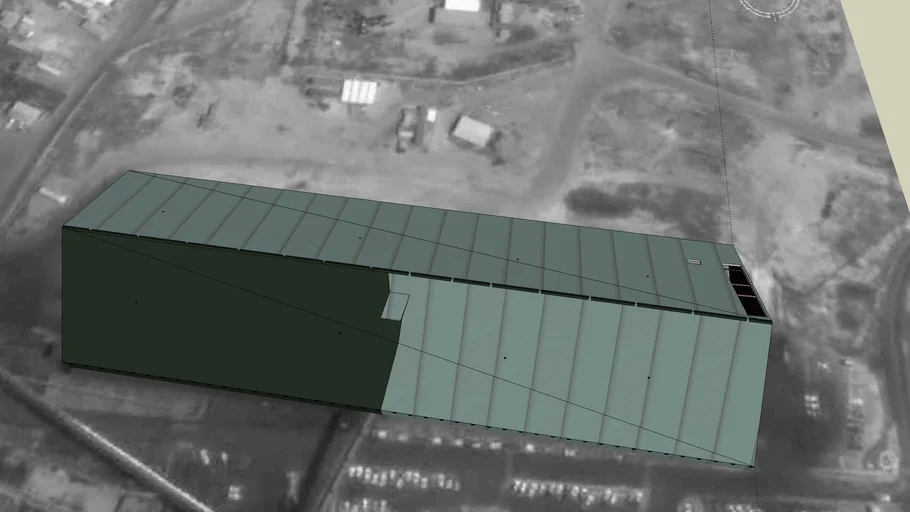 Valero Aruba Refinery Coke Barn | 3D Warehouse