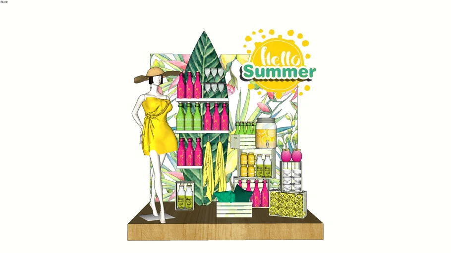 Hello Summer Display | 3D Warehouse