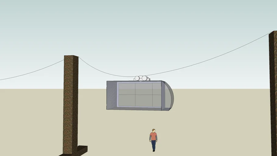 trolly tram ski lift | 3D Warehouse