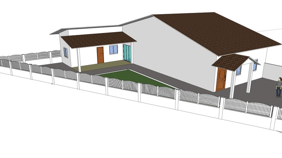 Extended Corner House | 3D Warehouse