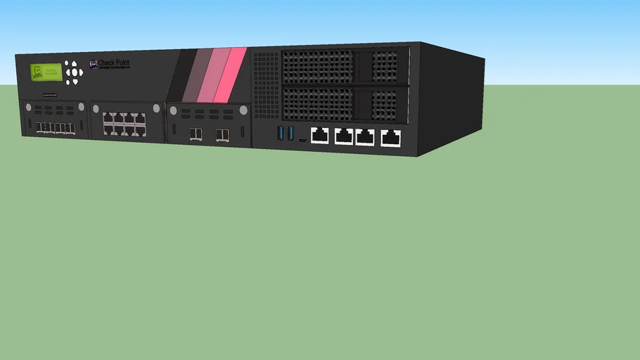 Check Point 15400 security gateway appliance | 3D Warehouse