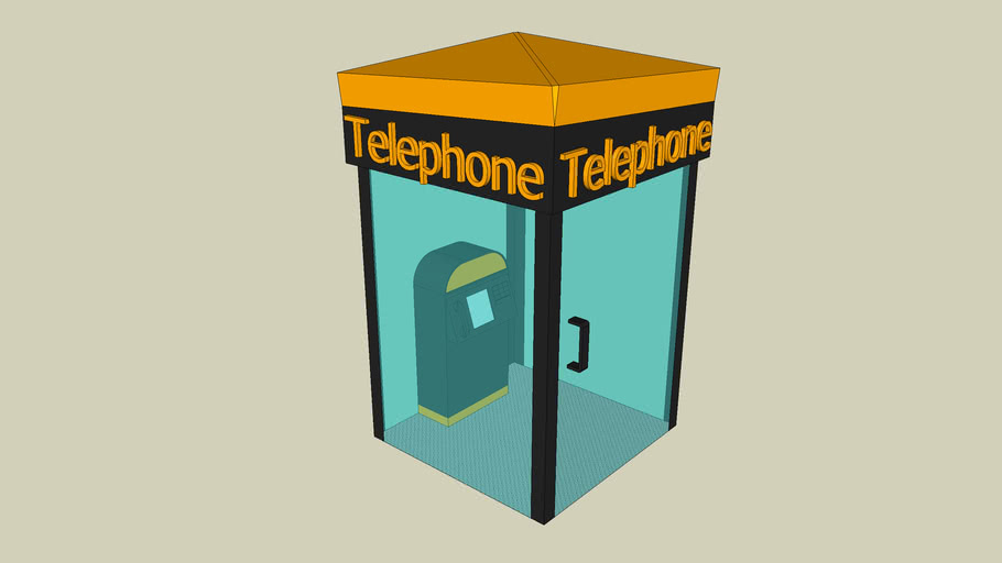Telephone Box | 3D Warehouse