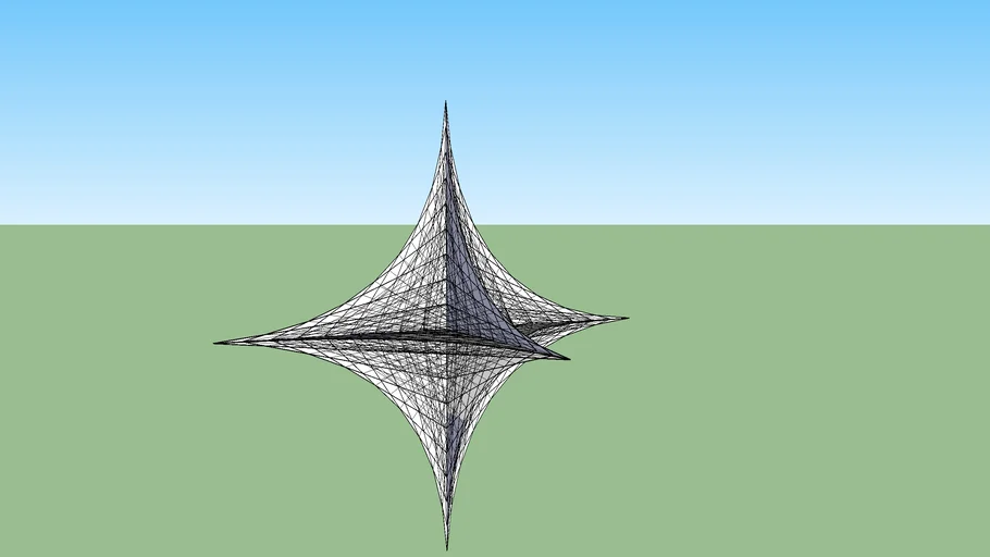 Hyperbolic star | 3D Warehouse