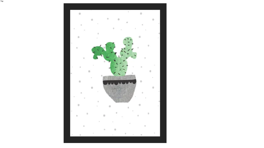 POSTER CACTUS LOVE | 3D Warehouse