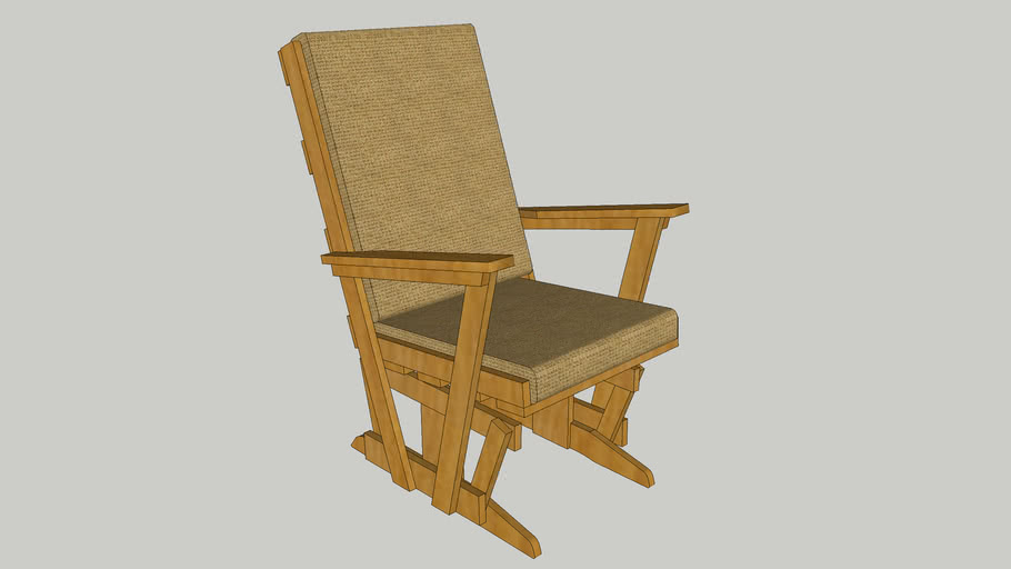 Boston Rocker - Rocking Chair | 3D Warehouse