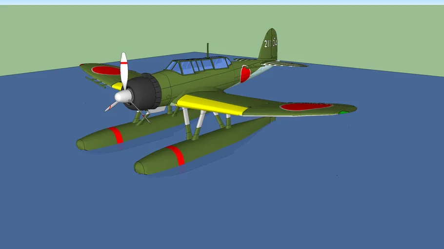 Water reconnaissance aircraft | 3D Warehouse