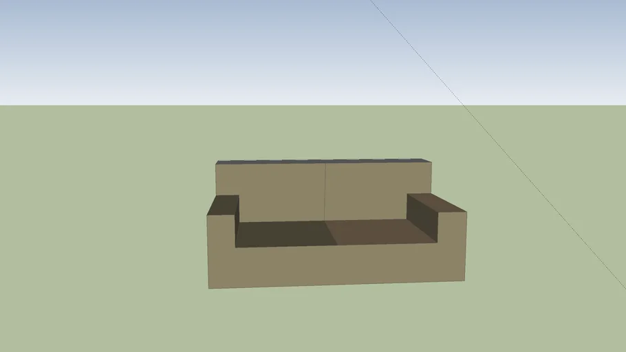 simple sofa | 3D Warehouse