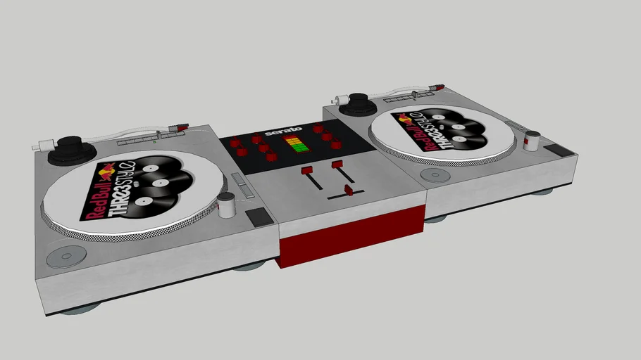 DJ SET TURNTABLE | 3D Warehouse