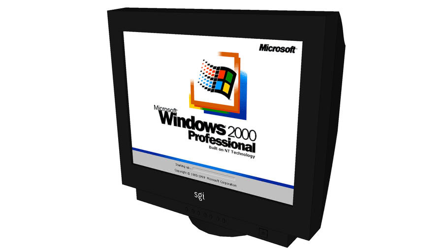 SGI C220-A 21' Diamondtron CRT Monitor | 3D Warehouse