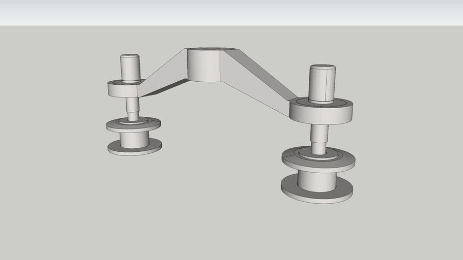 Spider Glass Bracket | 3D Warehouse
