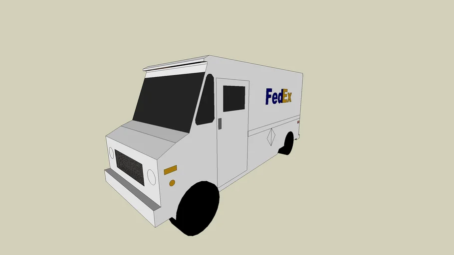 FedEx truck | 3D Warehouse