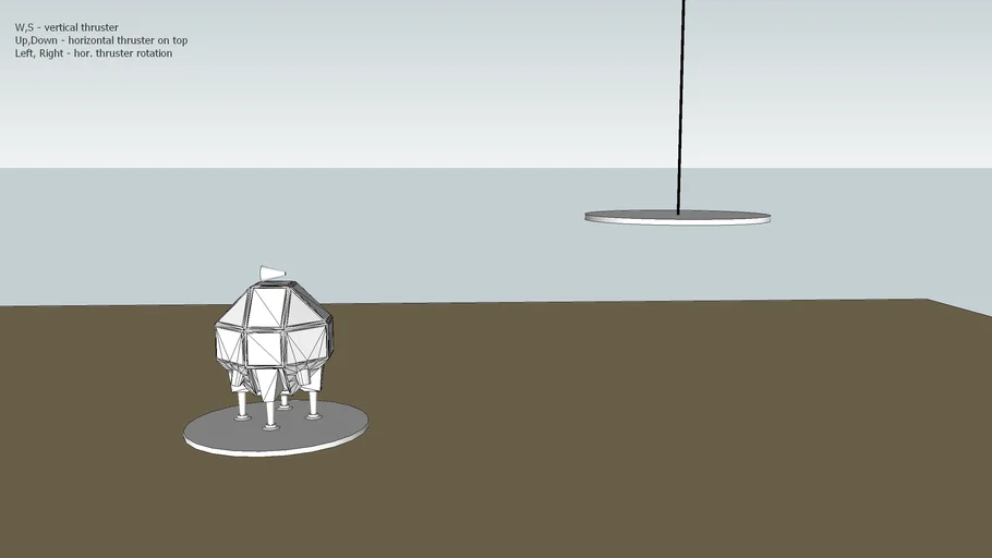 Moon lander game | 3D Warehouse