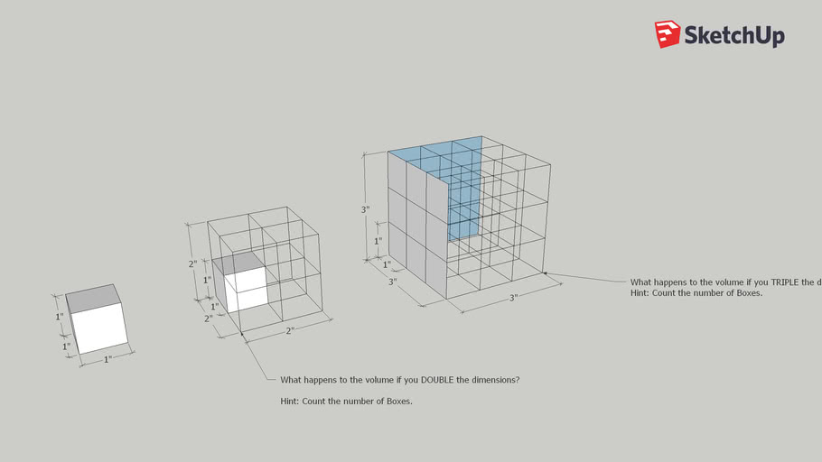 Double Volume and Triple Volume Demonstration | 3D Warehouse