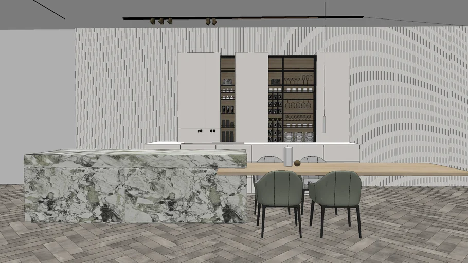 Beautiful Kitchen design | 3D Warehouse