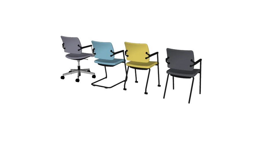 2ME Conference visitor chairs | 3D Warehouse