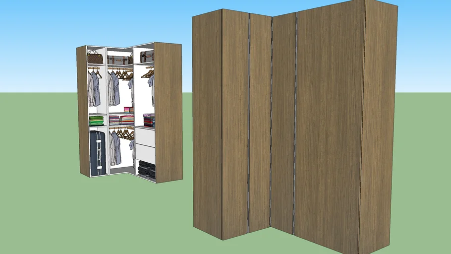 L-wardrobe | 3D Warehouse