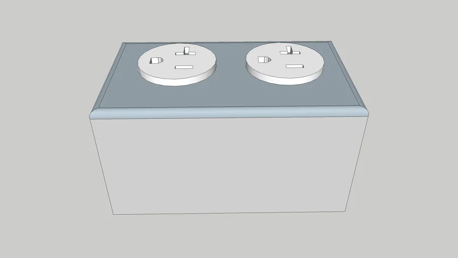 Duplex NEMA 5-20R Receptacle | 3D Warehouse