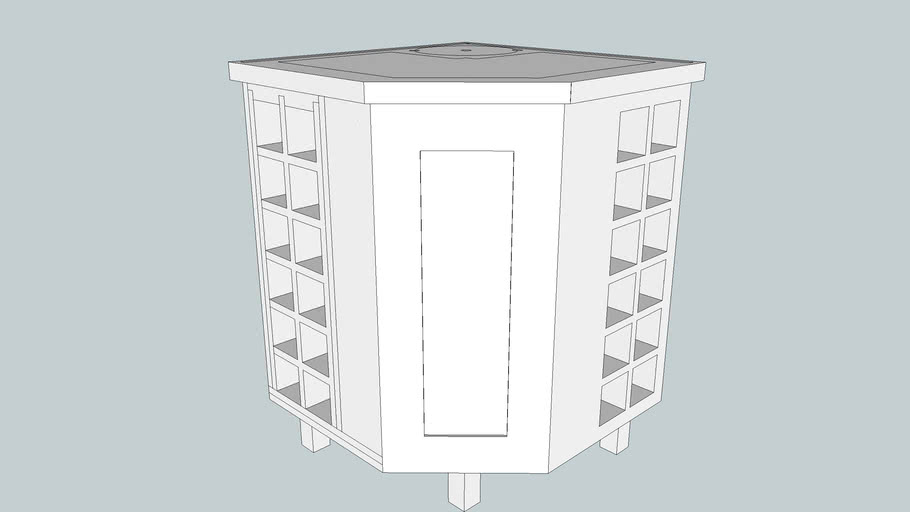 Corner bar cabinet | 3D Warehouse