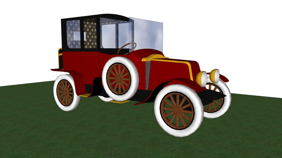 1912 Renault Type CB Coupe de Ville | 3D Warehouse