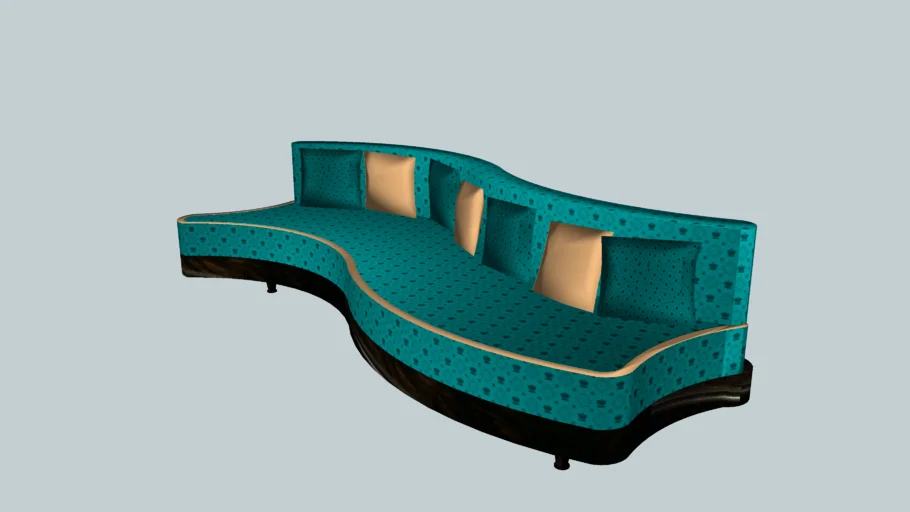 Sofa Curved | 3D Warehouse