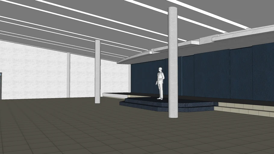 Main Hall GJKI Mawar Saron | 3D Warehouse