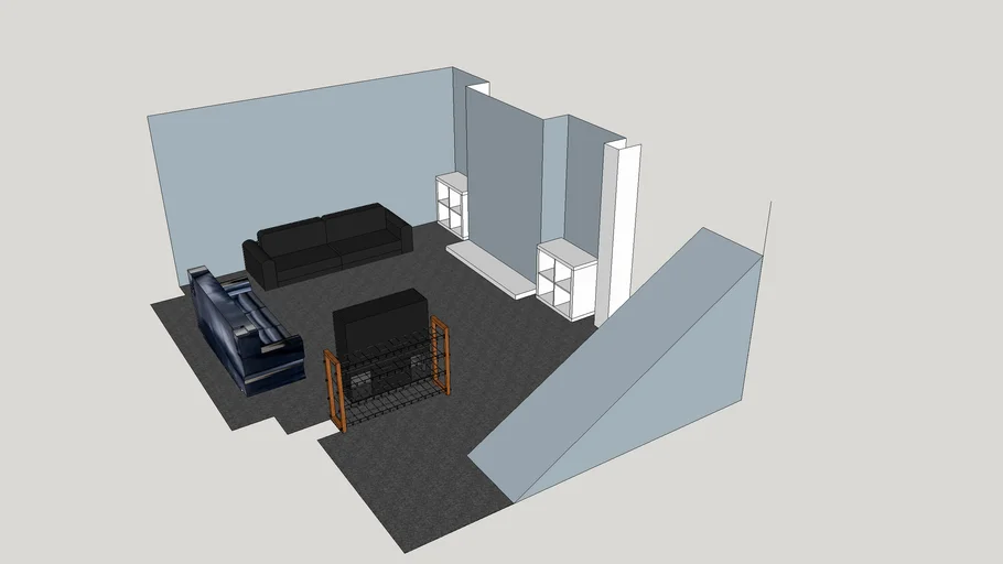 Living Room Model | 3D Warehouse