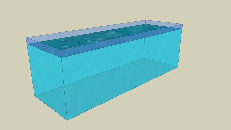 Fish Tank (180 x 60 x 60 cm]) | 3D Warehouse