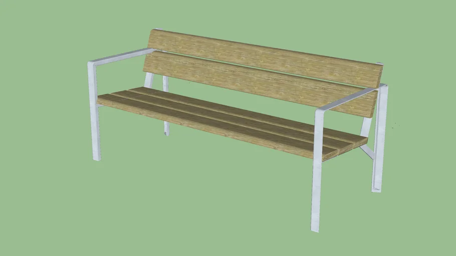 Outdoor bench | 3D Warehouse