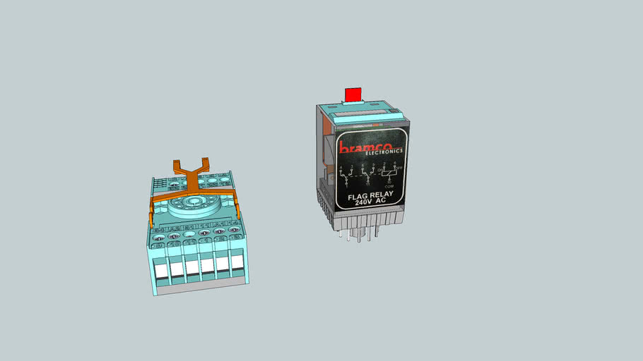 Flag Relay + Base | 3D Warehouse