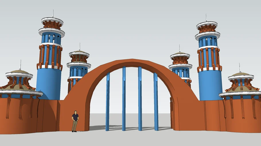 Welcome Arch | 3D Warehouse