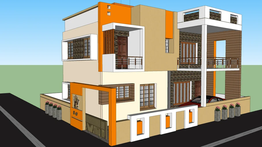 DUPLEX HOUSE | 3D Warehouse