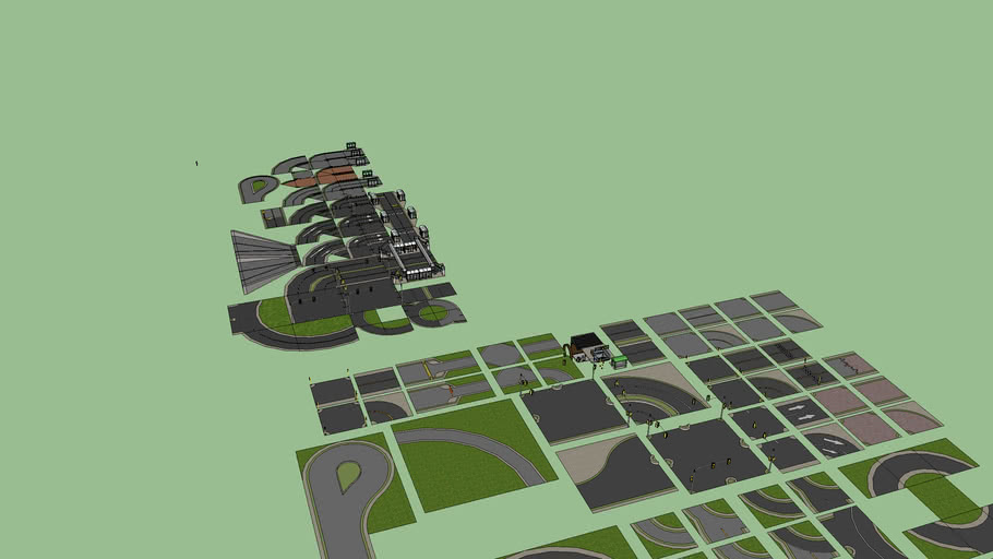 KUMPULAN MODEL JALAN RAYA | 3D Warehouse