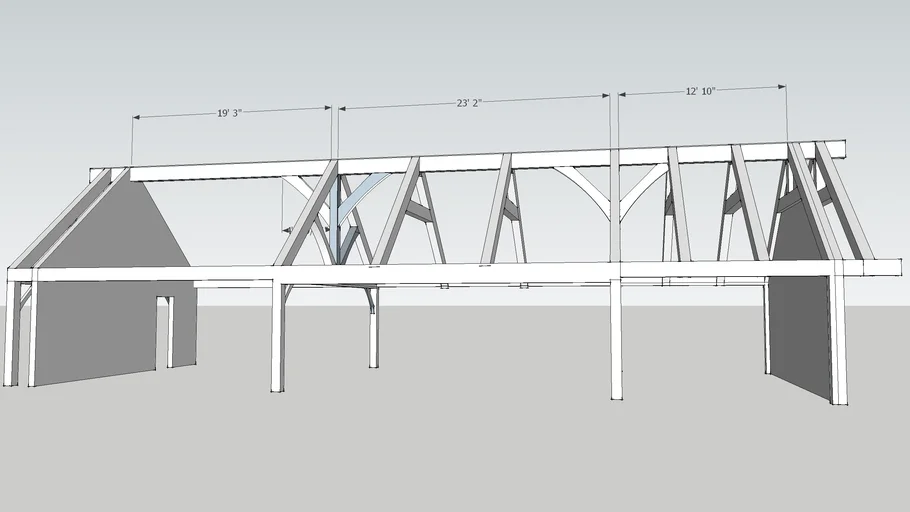 Johnston Timber Frame | 3D Warehouse