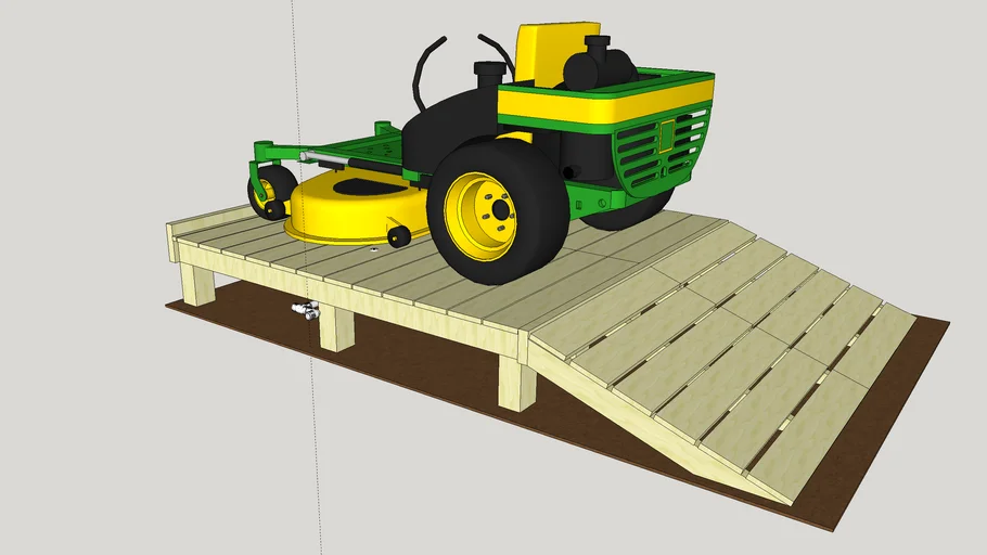 Lawn Mower Wash Platform Zero Turn | 3D Warehouse