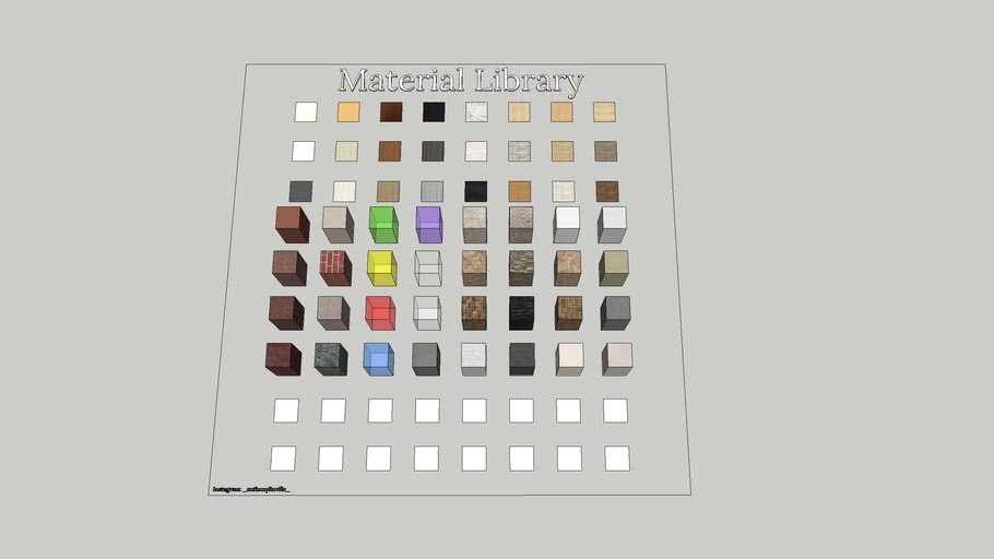 Google Sketchup Material Library