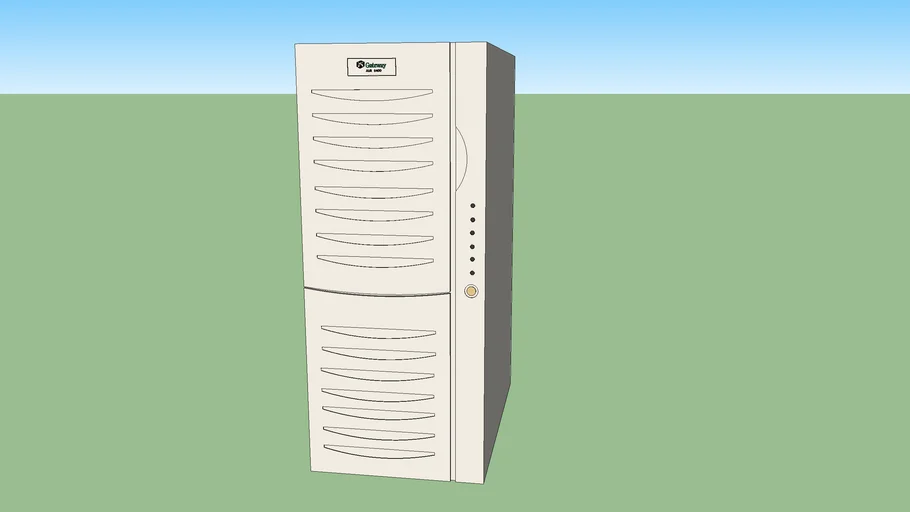 Gateway (ALR 6400) tower server | 3D Warehouse