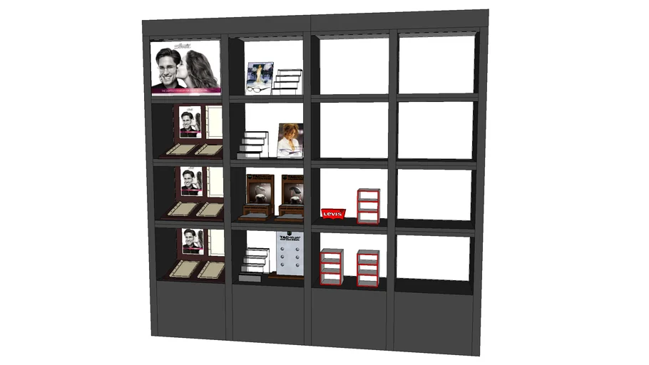 sample wall set up | 3D Warehouse