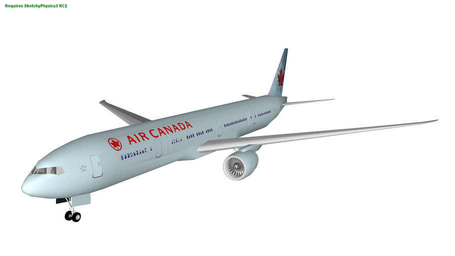 Air Canada Boeing 777-300ER | 3D Warehouse