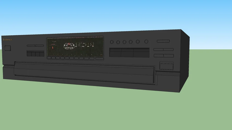 Technics SL-PD887 5 disc CD changer | 3D Warehouse